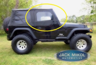 Passenger Upper Skin Half Door Front Windows for 97-06 Jeep Wrangler | eBay