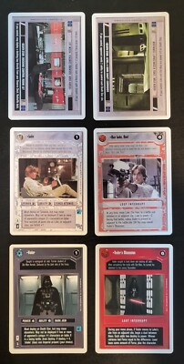 Premiere Two Player Game Complete Set Star Wars CCG Vader Luke SWCCG ...
