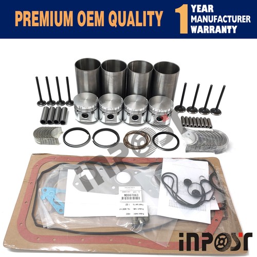 4G52 Overhaul Rebuild Kit for Mitsubishi Engine | eBay
