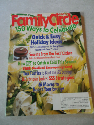 FAMILY CIRCLE Magazine, JANUARY 7, 1997, QUICK & EASY HOLIDAY IDEAS ...