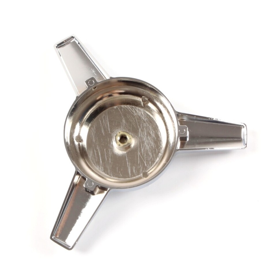 Set of 4 3-Bar Spinner Zinc AlloyWheel Hub Center Caps Lowrider Hubcaps ...