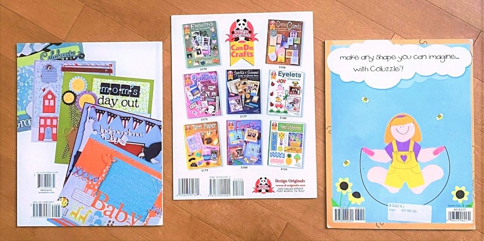 Scrapbook Idea Book Lot Design Original Provo Craft Coluzzle Annies ...