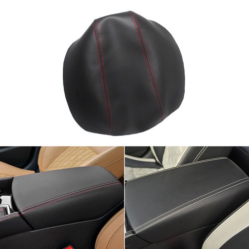 Fits 2016-2019 Nissan Maxima BLACK Leather Center Console Lid Armrest ...