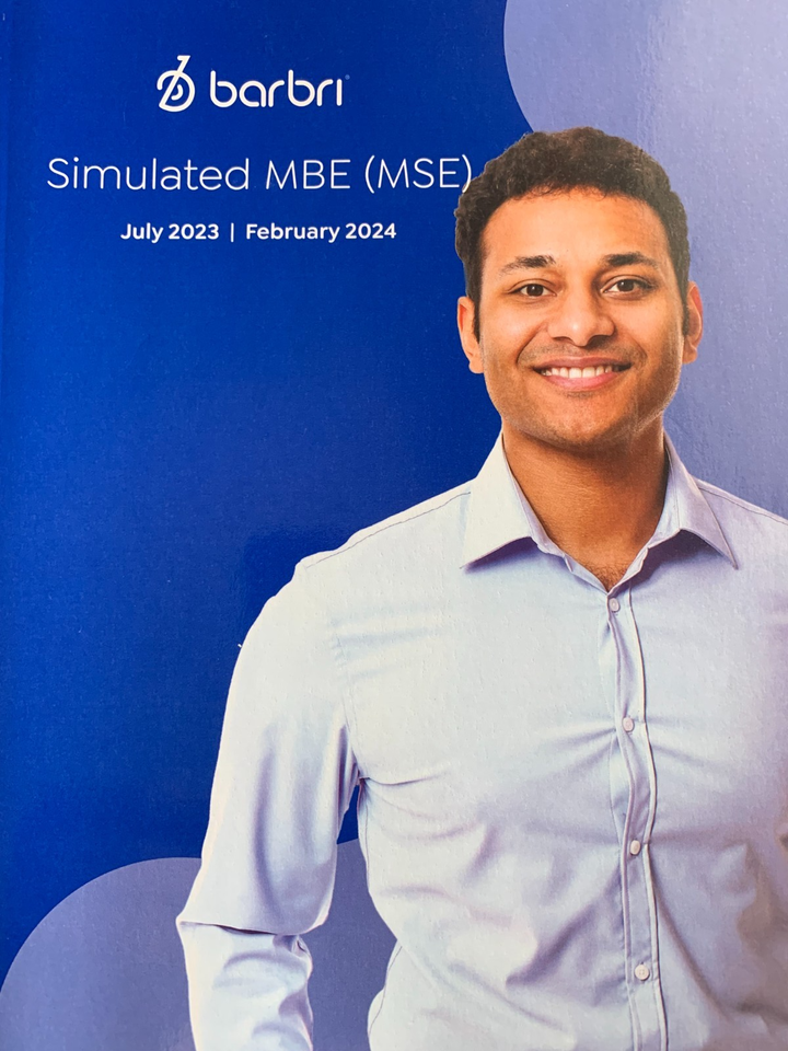 FEB 2024 Barbri Bar Exam Review 6 Book Full Set UBE MEE Conviser ...