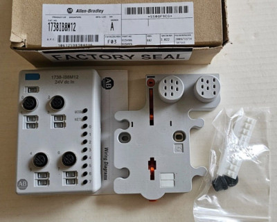 NEW OPEN BOX ALLEN-BRADLEY 1738-IB8M12 SER A ARMORPOINT 8 POINT INPUT ...