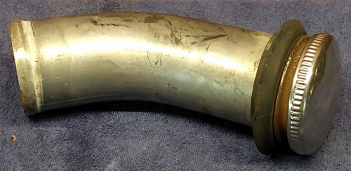 1970-75 MG MGB ~ Original External Lugs Fuel Gas Filler Tube Pipe w ...