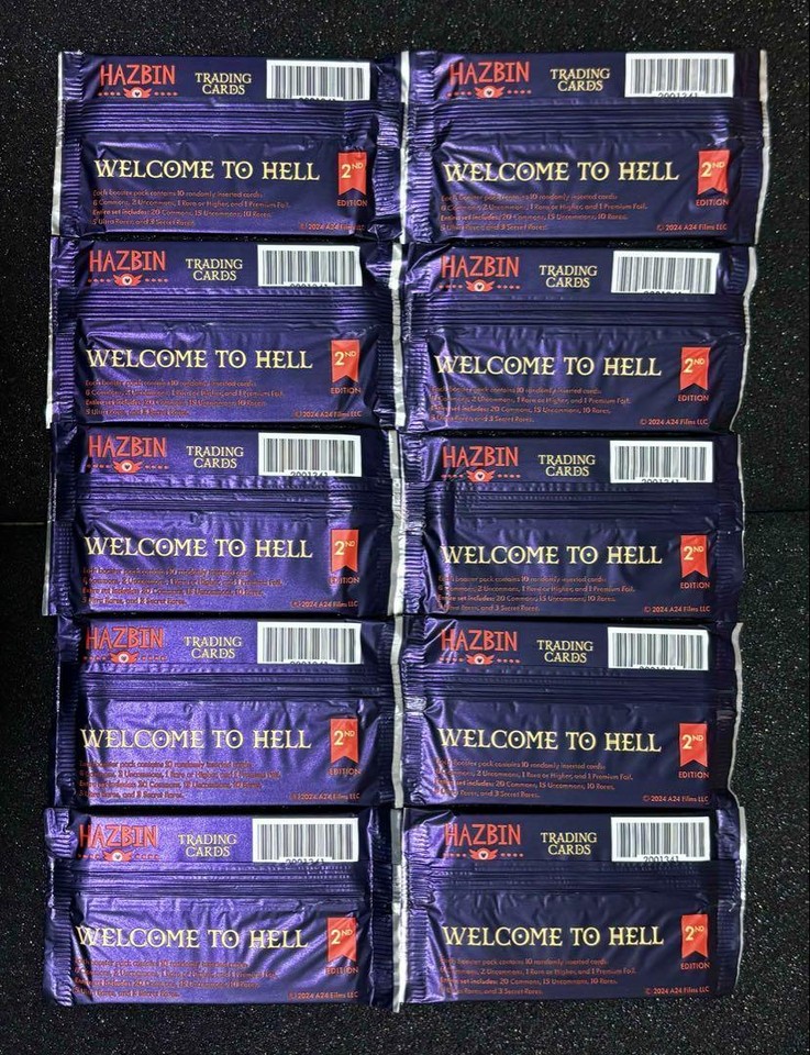 Hazbin Hotel Card Booster Pack 2nd Edition 10 New Unopened Items | eBay