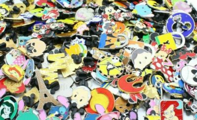 Disney Pin Trading Lot 100 Random Different Individually Bagged Disney ...