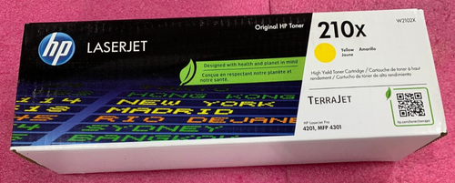 HP LaserJet 210X Original TerraJet Toner Cartridge W2102X Yellow | eBay