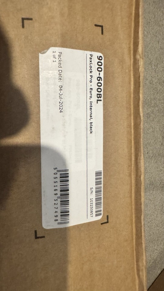 Paxton 900-600BL PaxLock Pro Smart Lever Lock, Euro Internal Lock ...