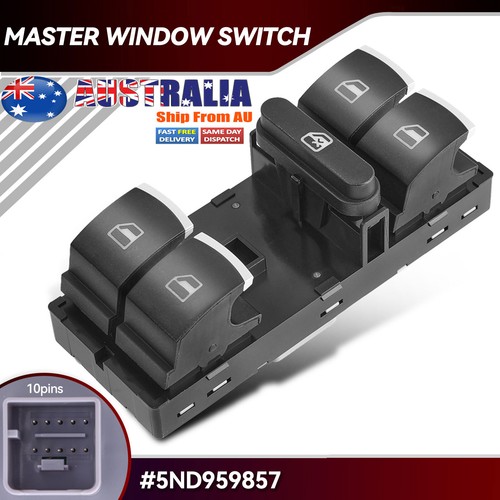Electric Power Master Window Switch #5ND959857 For VW Golf Jetta MK5 ...