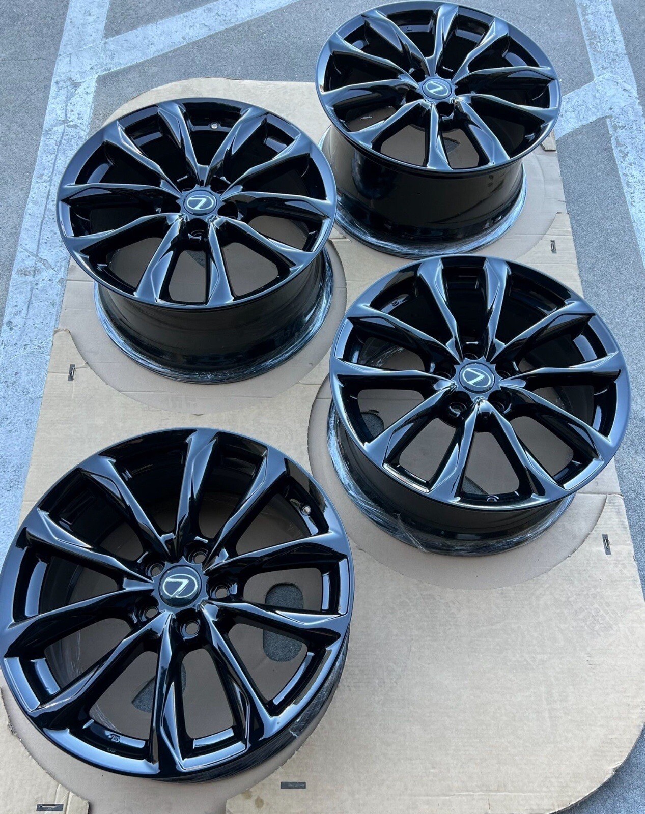 19x8.5 Lexus IS 350 IS350 IS300 IS 300 F Sport Stock Wheels Rims 2020 ...