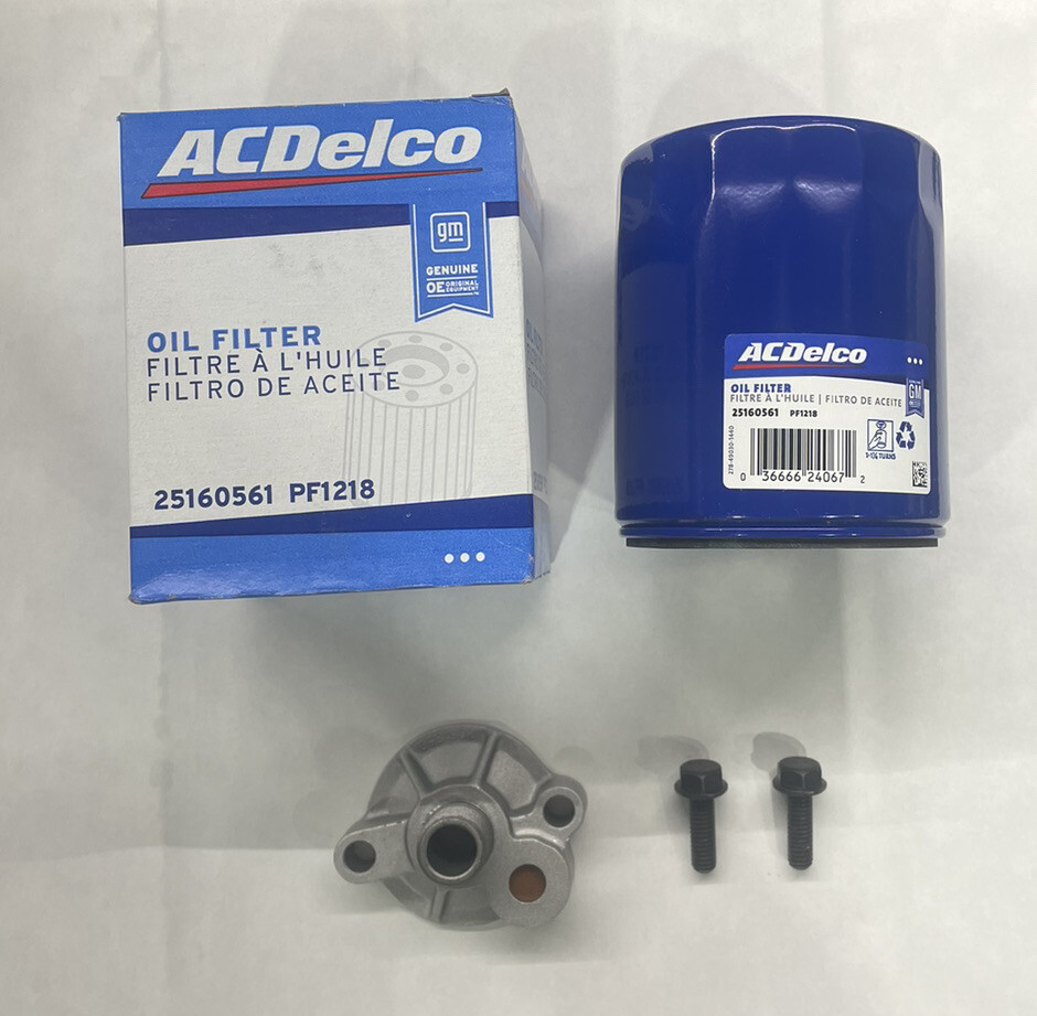 BBC Chevy 396 402 427 454 BBC Oil Filter Adapter With AC Delco Filter