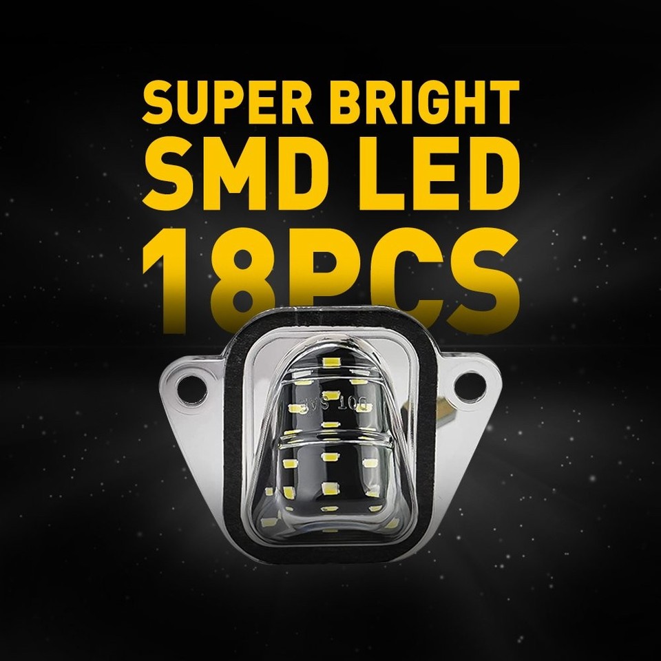 25778786 For 2007-2014 GMC Yukon | Yukon XL Pair 6000K White License ...