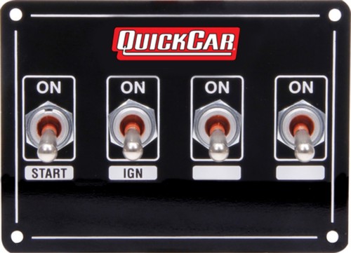 Quickcar Racing Products 50-7431 - Ignition Panel Extreme 4 Switch Single 819616018466| eBay