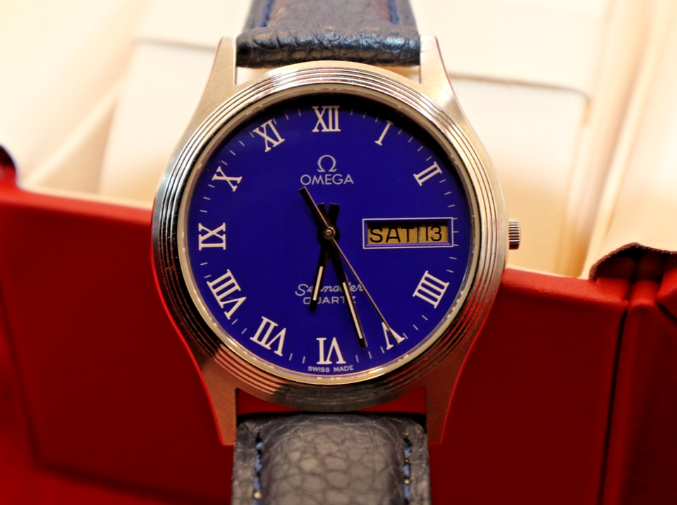 Vintage Omega Seamaster Blue Dial Cal 1425 in very good Condition.Rare ...
