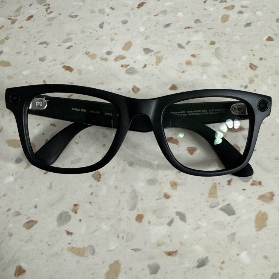 Ray-Ban Meta Wayfarer Gen 2 RW4012 Matte Black Sunglasses trans | eBay