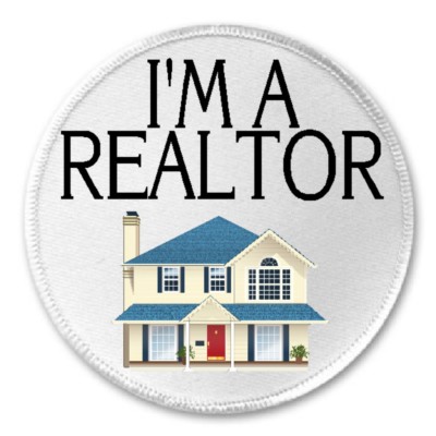 I'm A Realtor - 3" Sew / Iron On Patch Real Estate Agent House Home ...