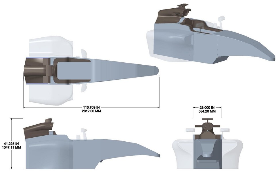 F1 Sim Racing, Plan for Main Body only. See description below for more ...