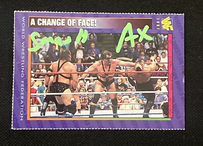AX AND SMASH DEMOLITION 1996-98 WWF WRESTLING MAGAZINE SIGNED ...