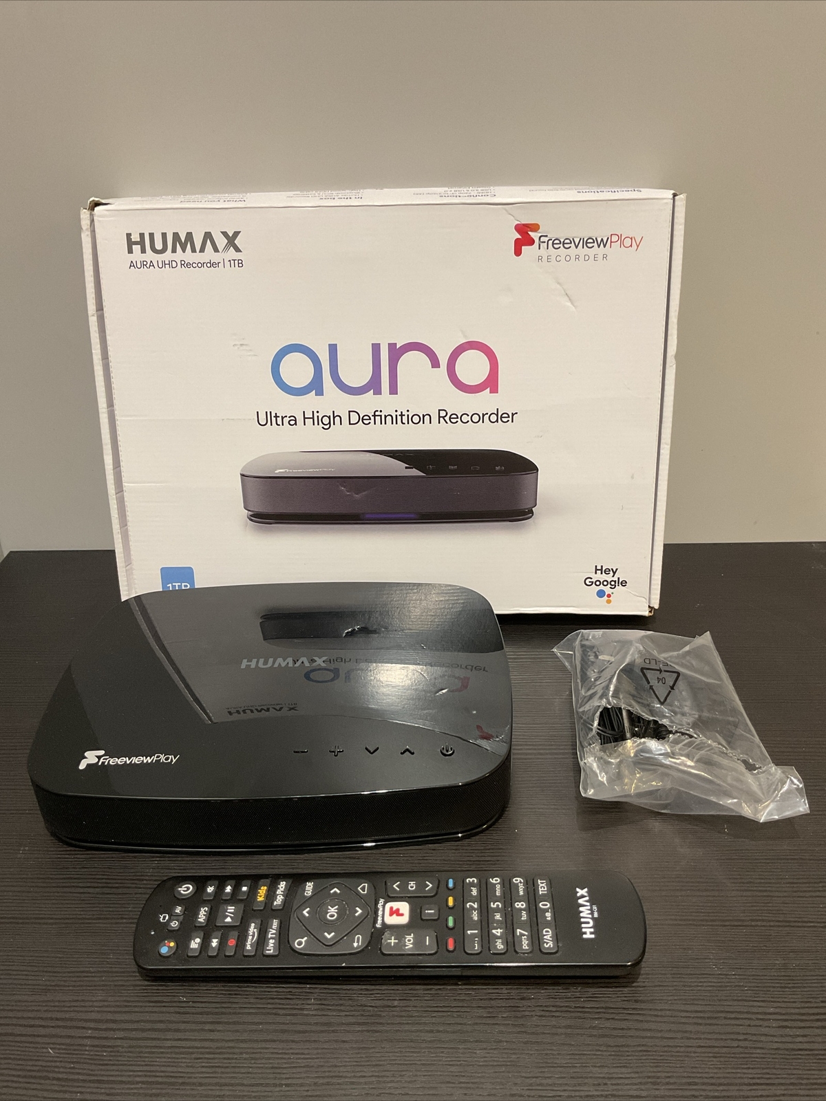 Humax Aura 2TB 4K Freeview Play TV Recorder - Black (FVPAURA4KGTR2TB ...
