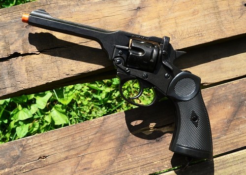 Webley MK IV Service Model Revolver - British - Indiana Jones - Denix ...