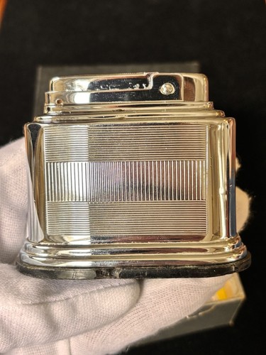 SILVER MATCH Table Lighter - British Butanic Lighter Co. | eBay