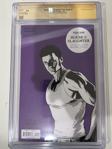 HOUSE OF SLAUGHTER #1 ANDREW CURRY PEN & INK GILDED FOIL LTD 100 SIGNED ...