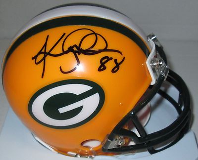Packers KEITH JACKSON Signed Riddell Mini Helmet AUTO - SB XXXI CHAMP ...