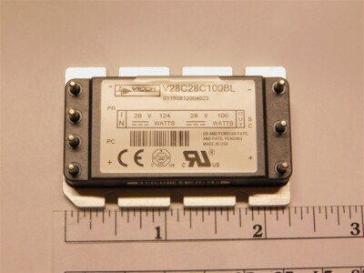 Vicor V28C28C100BL 28V 124W In, 28V 100W Out Micro DC-DC Converter ...