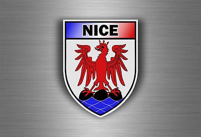 Autocollant sticker voiture moto blason ville nice drapeau | eBay