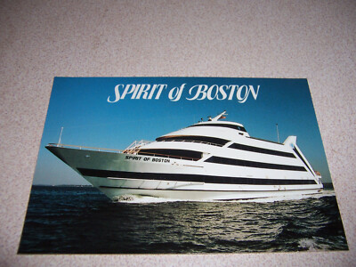1990 SPIRIT of BOSTON CRUISE SHIP, BOSTON, MA. VTG POSTCARD | eBay UK