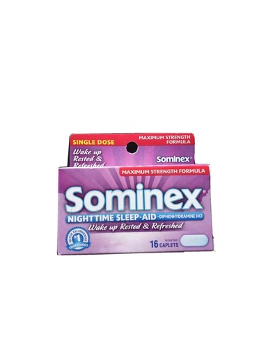 Sominex Nighttime Sleep-Aid Tablets Maximum Strength Formula- Single ...