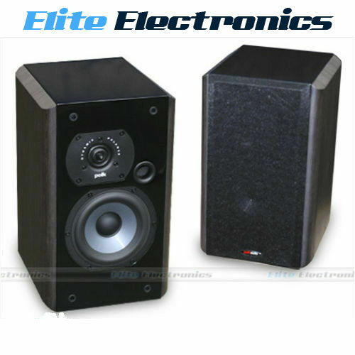 POLK AUDIO LSi7 HIGH PERFORMANCE EBONY PAIR BOOKSHELF SPEAKER ...