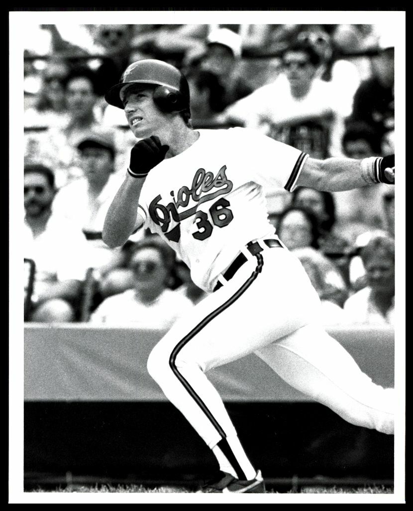 1990 Baltimore Orioles TIM HULETT Batting Original Photo Type 1 | eBay