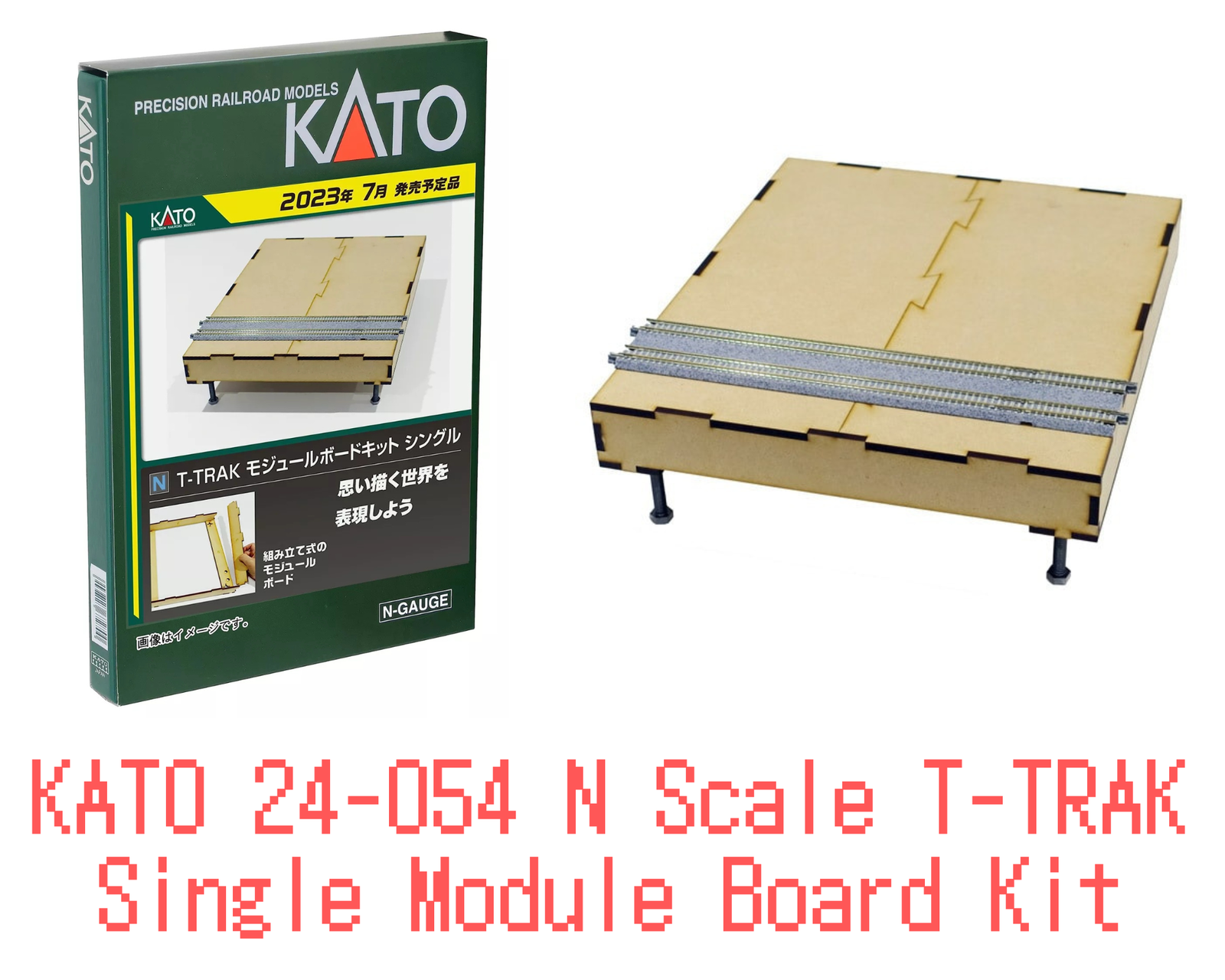 KATO N Scale 24-054 Diorama Base T-TRAK Single Module Kit NEW from ...