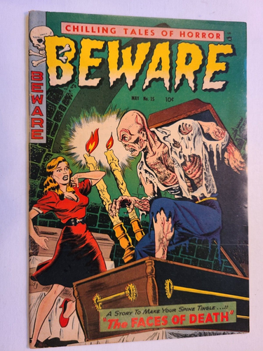 BEWARE # 15 (TRUE # 3) 3rd ISSUE TROJAN 1953 ZOMBIE COVER SCARCE | eBay