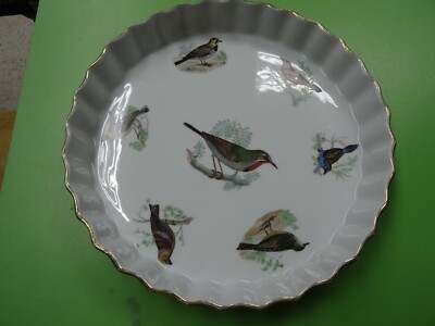 Fireproof Porcelain Le Faune Lourioux Circular Baking Dish | eBay