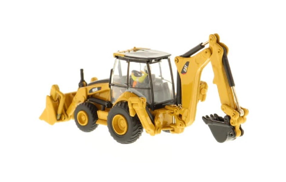 Diecast Masters 1/87 HO Scale CAT 450E Backhoe Loader with Collector's ...