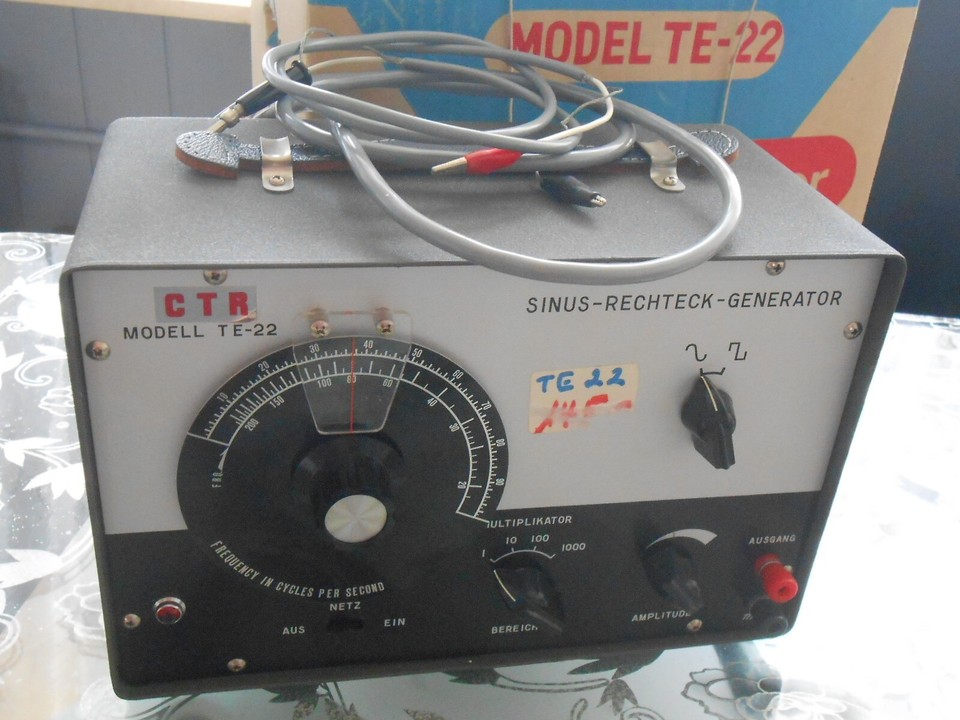 Audio Generator TE-22-Sinus Rectangle Generator # OVP | eBay