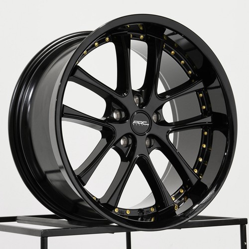 19x8.5/19x9.5 ARC AR5 5x112 35/35 Black Wheels Rims Set(4) 73.1 | eBay