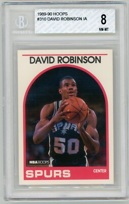 89-90 NBA Hoops David Robinson #310 BGS 8 (9.5, 9, 7, 9) | eBay