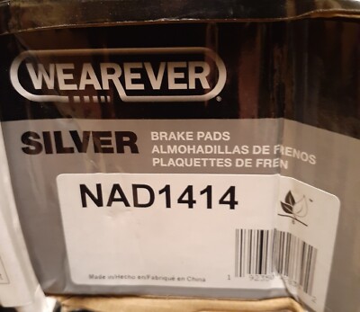 Carquest Wearever Silver Brake Pads NAD 1414 | eBay