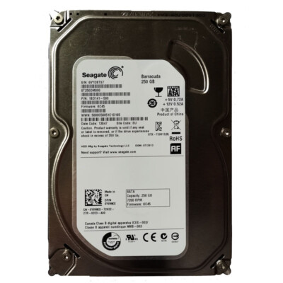 Seagate Barracuda 250GB ST250DM000 7.2K SATA 16MB 3.5" Desktop HDD Hard ...