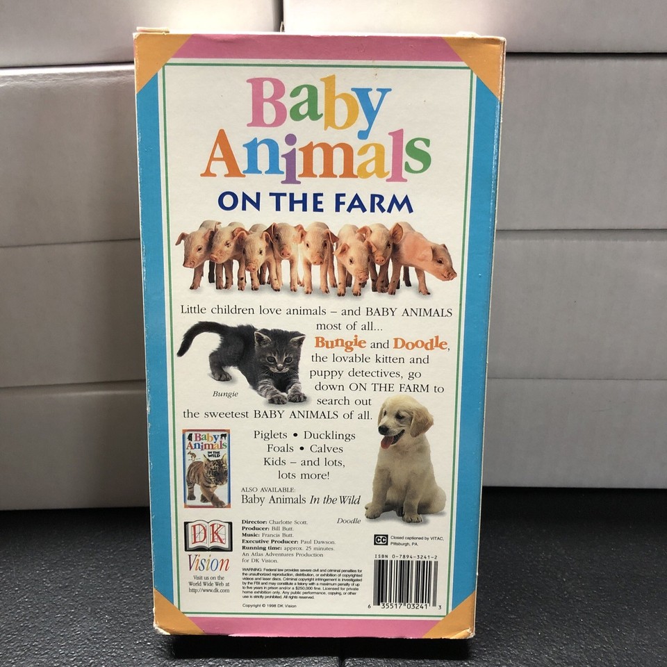 Baby Animals - On the Farm (VHS, 2000) 635517032413| eBay