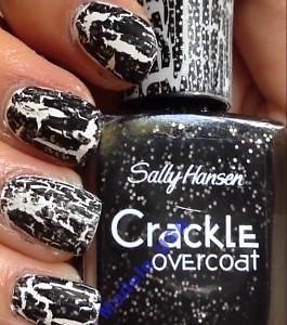 B2G1 FREE (Add 3) Sally Hansen Crackle Overcoat Nail Polish 01,03,04,08 ...