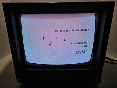 Vintage Commodore 1702 CRT TV Computer Monitor Color Video Retro Gaming ...