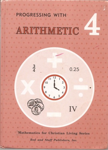 Progressing with arithmetic grade 4 (Mathematics for Christian living series... | eBay