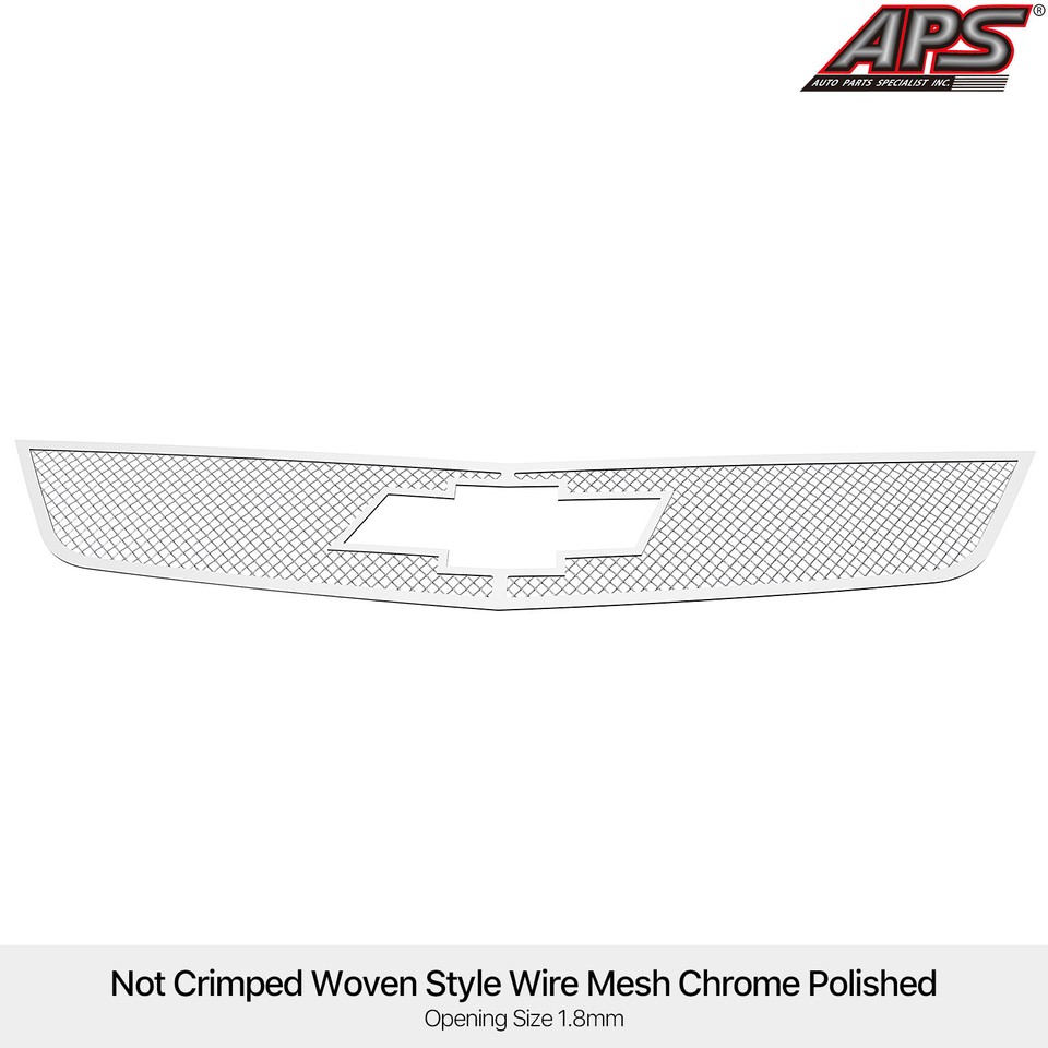 Fits 2014-2020 Chevy Impala Main Upper Stainless Steel Chrome Mesh ...