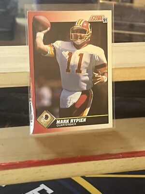 FOOTBALL CARD SCORE 91 MARK RYPIEN REDSKINS # 111 | eBay